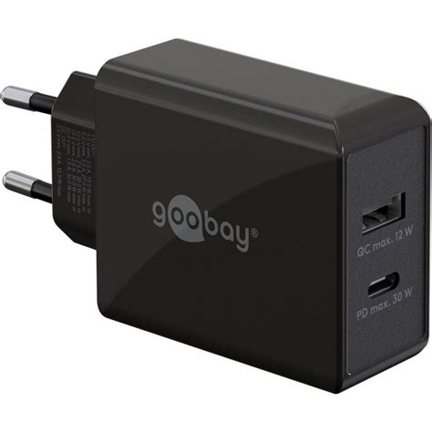 Goobay Goobay Usb C Pd Dual Schnellladegerät 30 Watt Usb Ladegerät