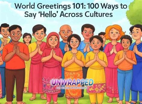 World Greetings 101 100 Ways To Say ‘hello Across Cultures