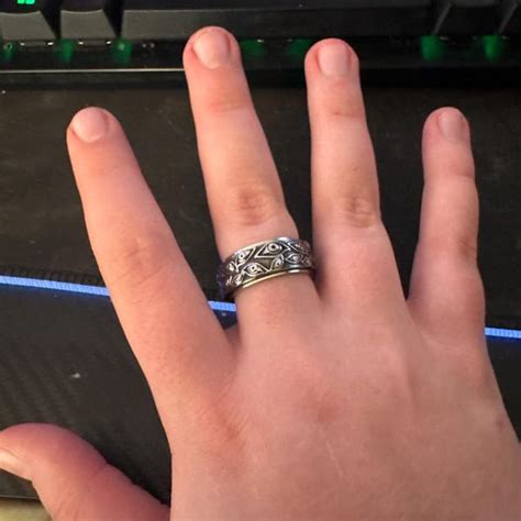 Personalized 3d Bubble Letter Ring 3d Letter Ring Bubble Initial