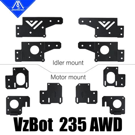 Cnc Vzbot Vz235 Awd Motor Mount Kit Provok3d