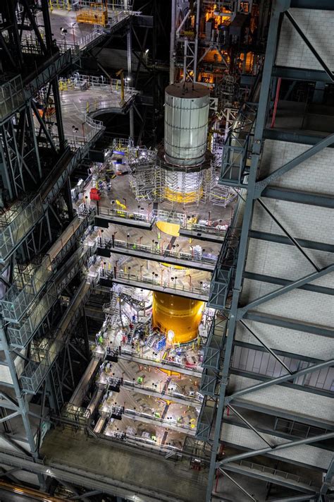 Mass Simulator For Orion Has Been Stacked Rspacelaunchsystem