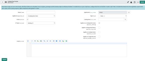 Catalog Client Script Messages Internationalizati Servicenow