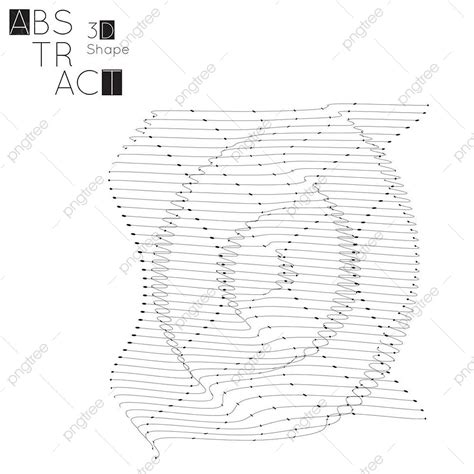 Geometric Abstract Shapes Vector Design Images Abstract 3d Wireframe Geometric Shape Isolated