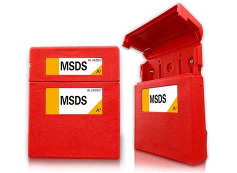 Hộp Msds Màu đỏ