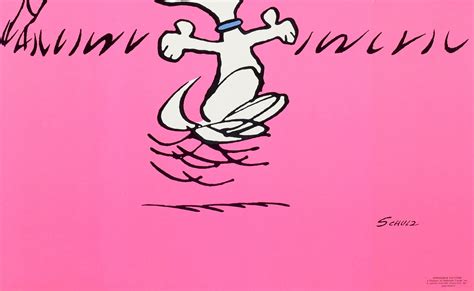 Charles M Schulz Original Vintage Snoopy Poster Have A Good Day