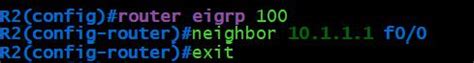 Configuring Eigrp Static Neighbors In Cisco Geeksforgeeks