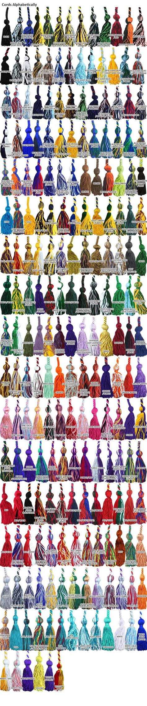 Graduation Cord Colors Meanings Honor Cord Colors