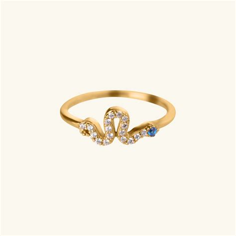 Foundry Gold Vermeil Snake Ring Shopee Philippines