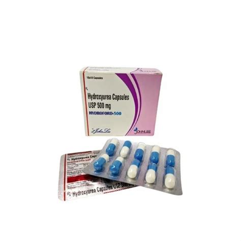 Hydroford 500 Hydroxy Urea 500 Mg Capsule At ₹ 126strip Myelostat In