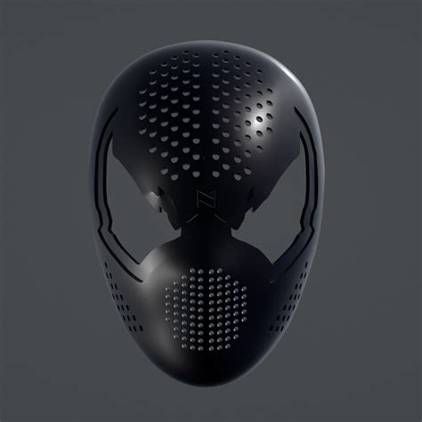 Accurate Symbiote Spiderman Ps5 Faceshell 3d Print Model Free 3d Model