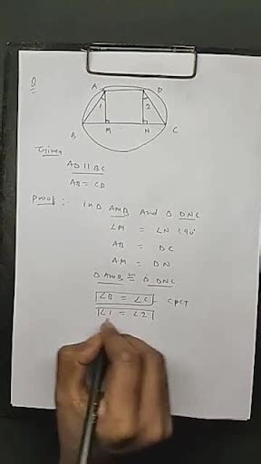 1f Diagonals Of A Cyclic Quadrilateral Are Diameters Of The Circle Throug