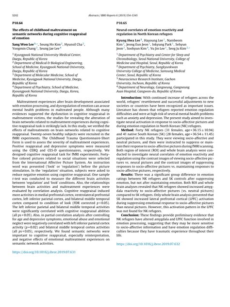 Pdf Neural Correlates Of Emotion Reactivity And Regulation In North Korean Refugees