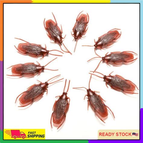 🔺quality🔺 Rubber Cockroach Lipas Palsu Mainan Toy Shopee Malaysia