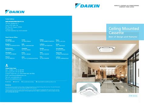 Daikin Ceiling Cassette Fan Coil Unit At ₹ 37990piece Indore Id
