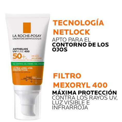 Anthelios Uvmune 400 Oil Control Gel Crema Spf50 La Roche Posay