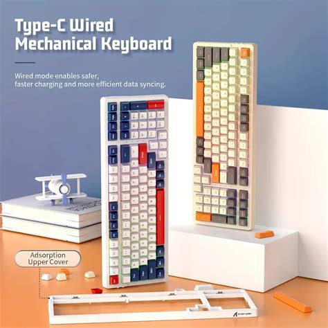 wired gaming kayboard and custom coiled usb c cable hot swappable