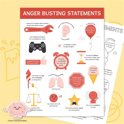 Anger Coping Statements Anger Management Quotes Emotional Regulation