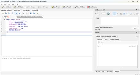 Create A Database And Build A Table With SQL Advancing Indigenous Language Technologies