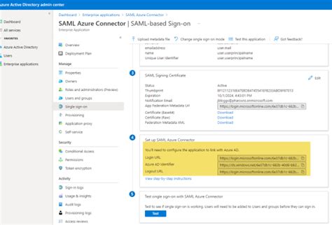 Configuring Azure Single Sign Onsso Saml Protocol