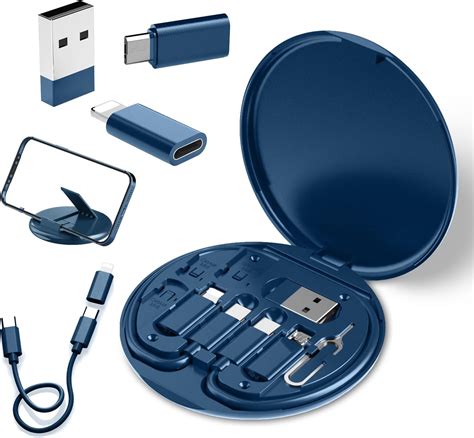 Usb C Adapter Multiple Charging Cable Case Contains Otg Adapters For Usb C To