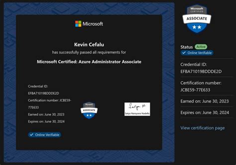 Kevin Cefalu On Linkedin Microsoft Azure Azureadministrator Azurecertified
