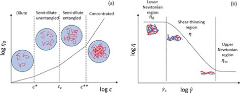 A Concentration Regimes Of Polymer Solutions Blue Colored Circles Download Scientific