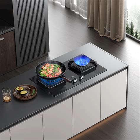 自练习灶具场景图渲染 花瓣网