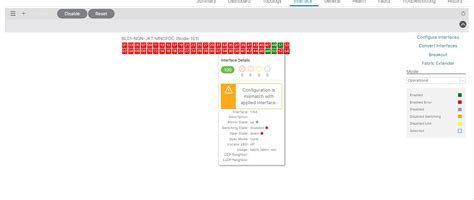 Configuration Is Mismatch With Applied Interface During Converting
