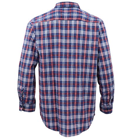 Mens 100 Cotton Flannelette Shirt Long Sleeve Plaid Check Flannel W