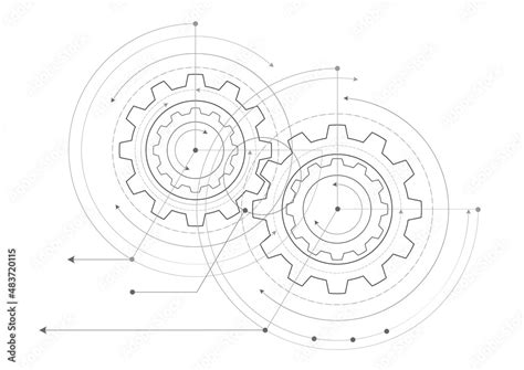 Gear Technical Drawing At Alice Manning Blog