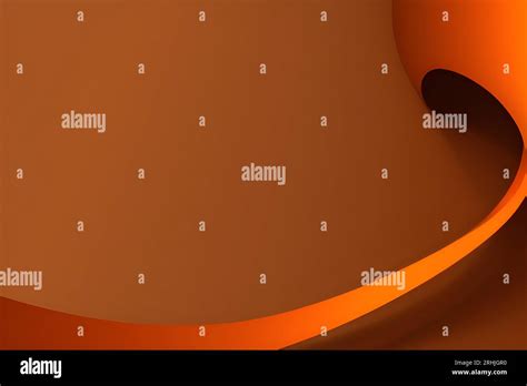 Abstract Orange Geometric Background Dynamic Shapes Composition Vector Illustration Stock
