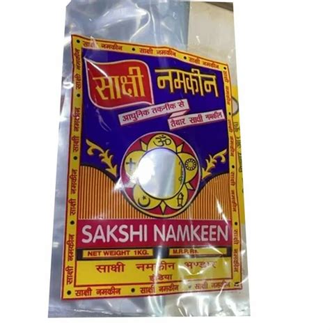 Printed Glossy Namkeen Packaging Pouch Heat Sealed At ₹ 9 Piece In New