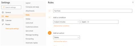 Office365 Creating Email Filters