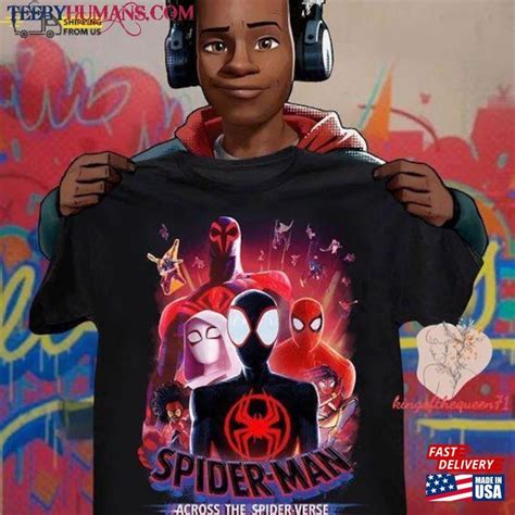 Miles Morales Shirt Spider Man Birthday T Shirt Unisex