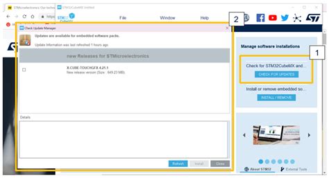 how to update my project s current stm32cube firmw