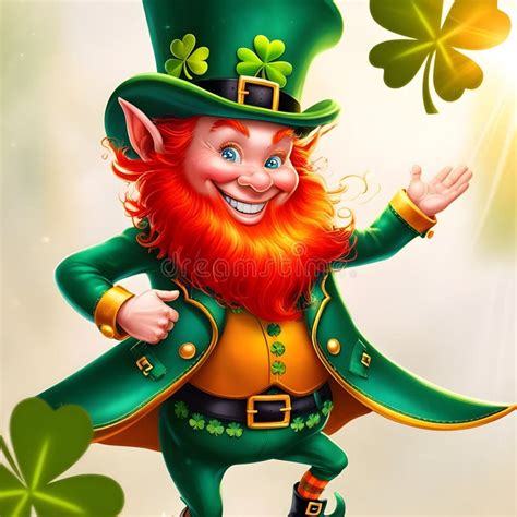 Leprechaun Elf Symbol Of St Patrick S Day Stock Illustration Illustration Of Happy Design