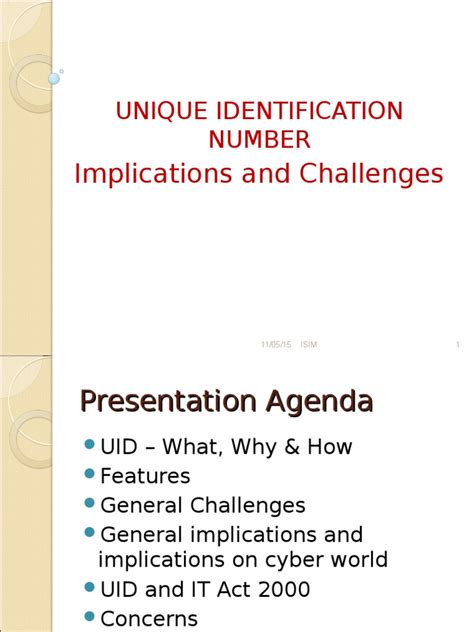 Unique Identification Number Implications And Challenges Pdf