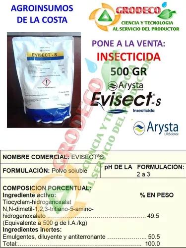 500 Gr Evisect Insecticida Control Trips Y Mosquita Blanca Mercadolibre