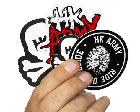 Hk Army Skull Sticker Pack