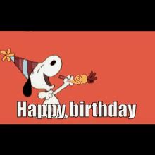 Snoopy Birthday S Tenor