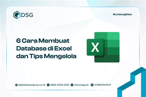 6 Cara Membuat Database Di Excel Dan Tips Mengelola
