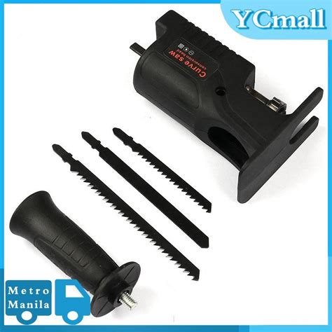 Reciprocating Saw Adapter Modified Electric Drill With 3 Blades Wood