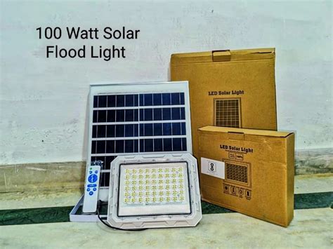 100w Solar Flood Light At ₹ 3300piece Solar Flood Light In Rau Id