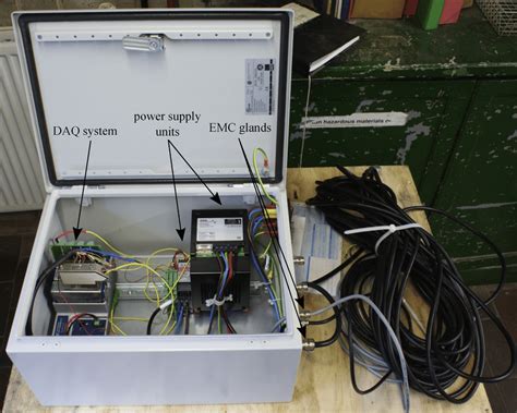 Data Acquisition Cabinet With The Compactdaq Chassis On The Left And Download Scientific