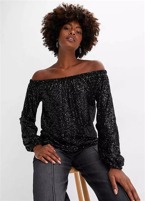 Sequin Party Top By Bonprix Bonprix