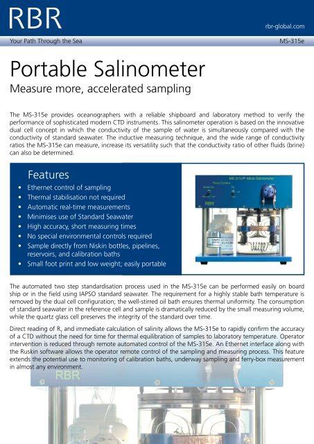 Portable Salinometer