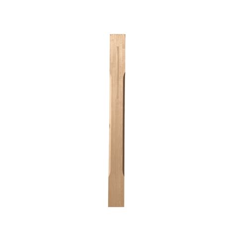 Pine Stop Chamfered Newel Post