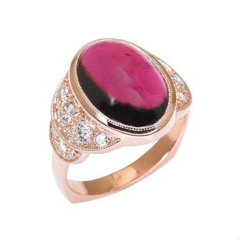 Rhodolite Garnet Natural Cabochon Red International Gem Society