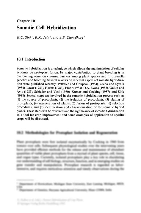 Solution Somatic Cell Hybridization Studypool