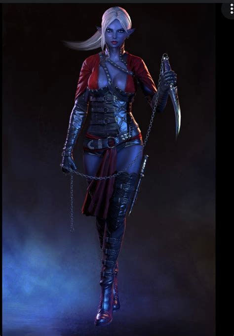 Hot Dark Elf Assassin By Hdcfsdgy On Deviantart